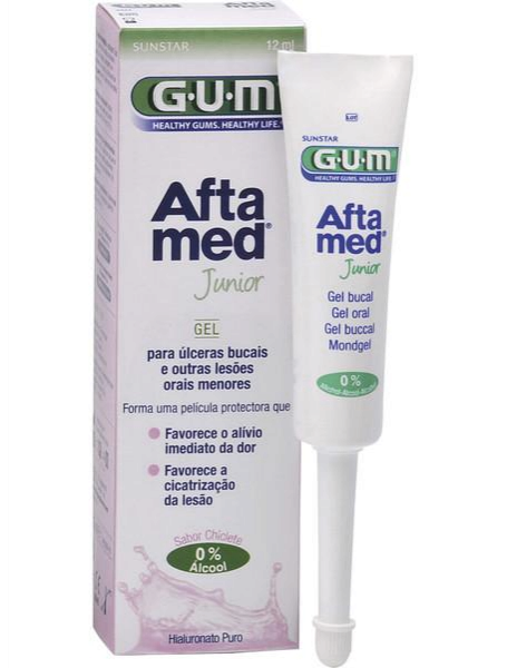 GUM Aftamed Junior gel na afty a drobná poranění v ústech, 12 ml ...