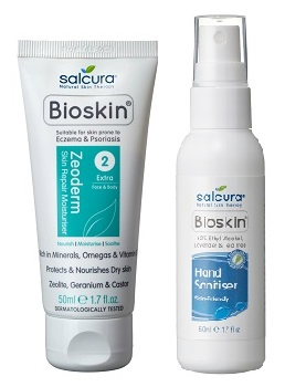 Salcura Bioskin Zeoderm Skin Repair, 50 ml + Hand Sanitiser Skin ...