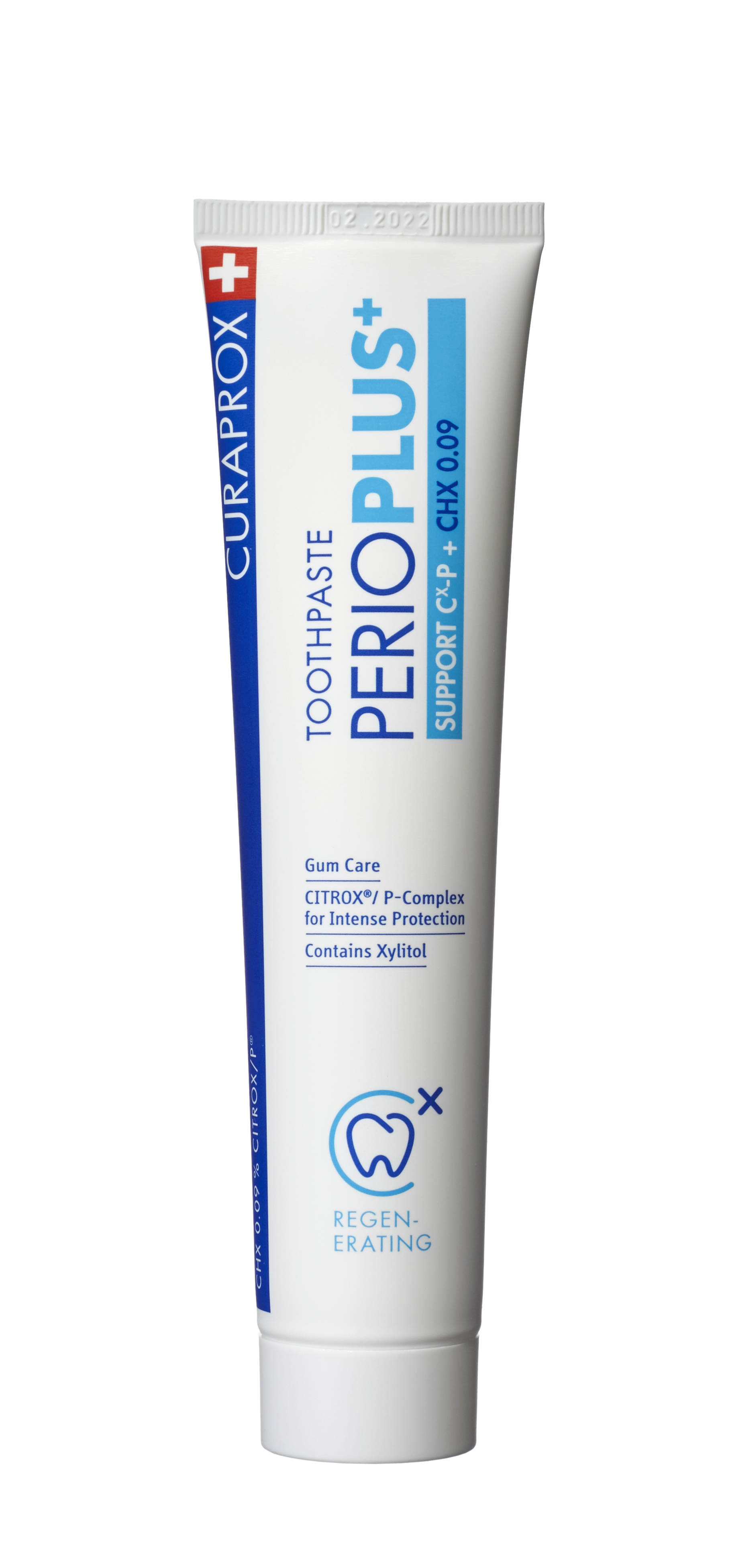 Curaprox Perio Plus+ Support zubní pasta (CHX 0,09%), 75 ml - Profimed.cz