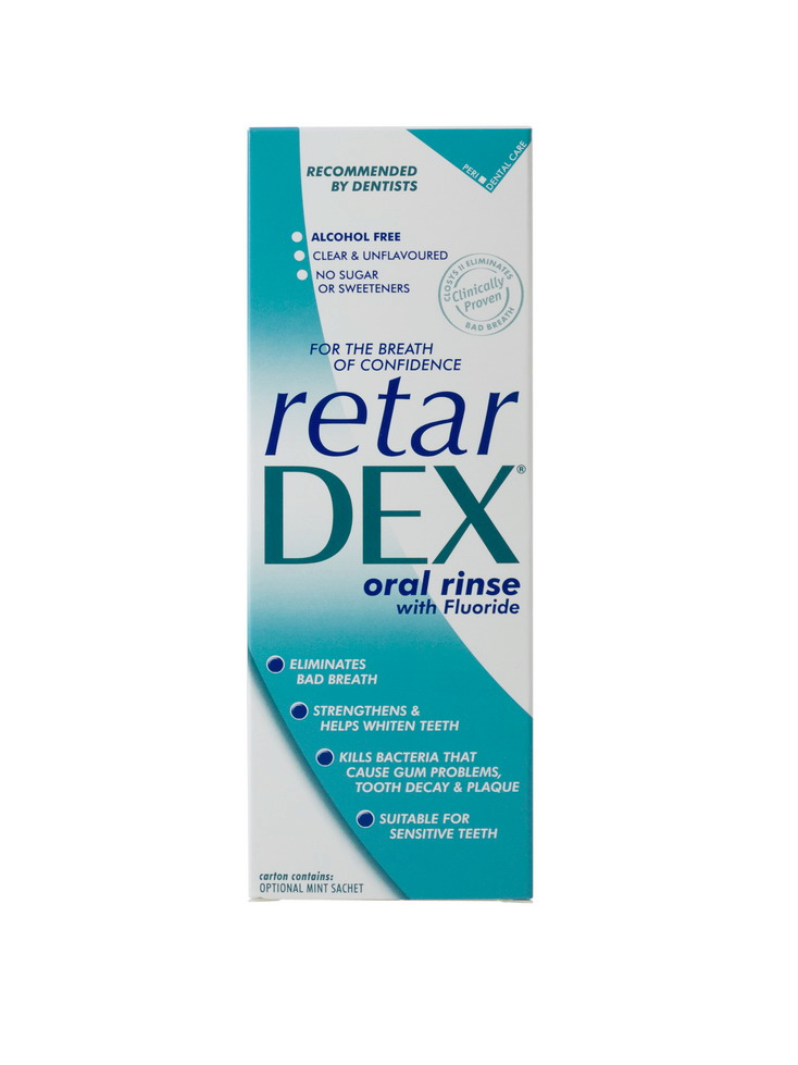 RetarDex ústní voda pro svěží dech bez fluoridu, 500 ml - Profimed.cz