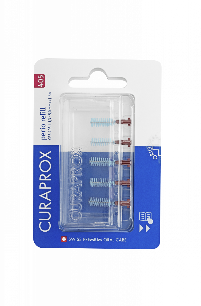 Curaprox CPS 405 perio mezizubní kartáčky, červené, 5 ks - Profimed.cz