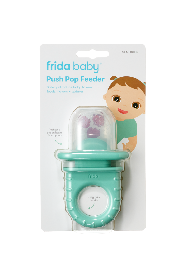 Frida Baby Push Pop Feeder, krmicí dudlík a kousátko - Profimed.cz
